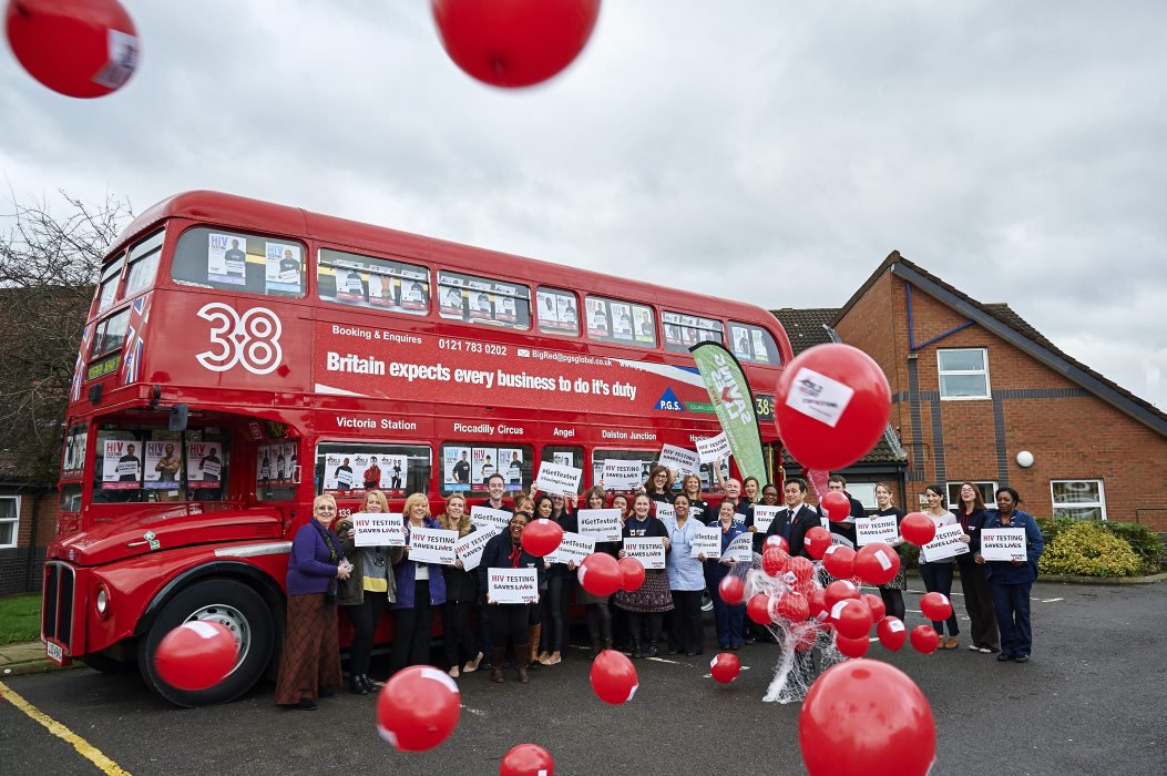 World AIDS Day: Big Red Bus Schedule – Birmingham Heartlands HIV Service